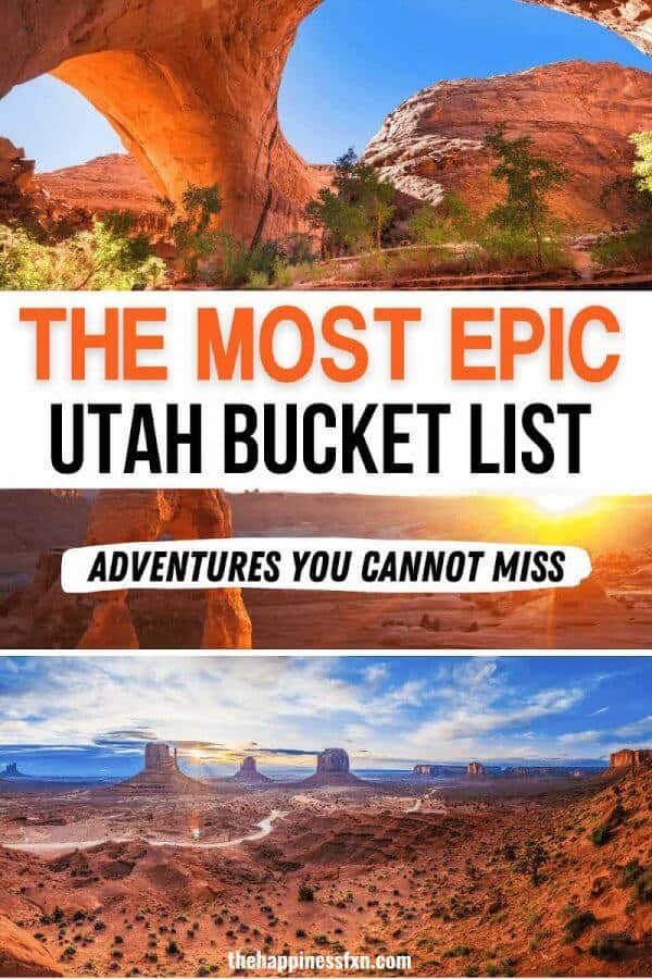 20 Epic Things To See in Utah - The Happiness Function